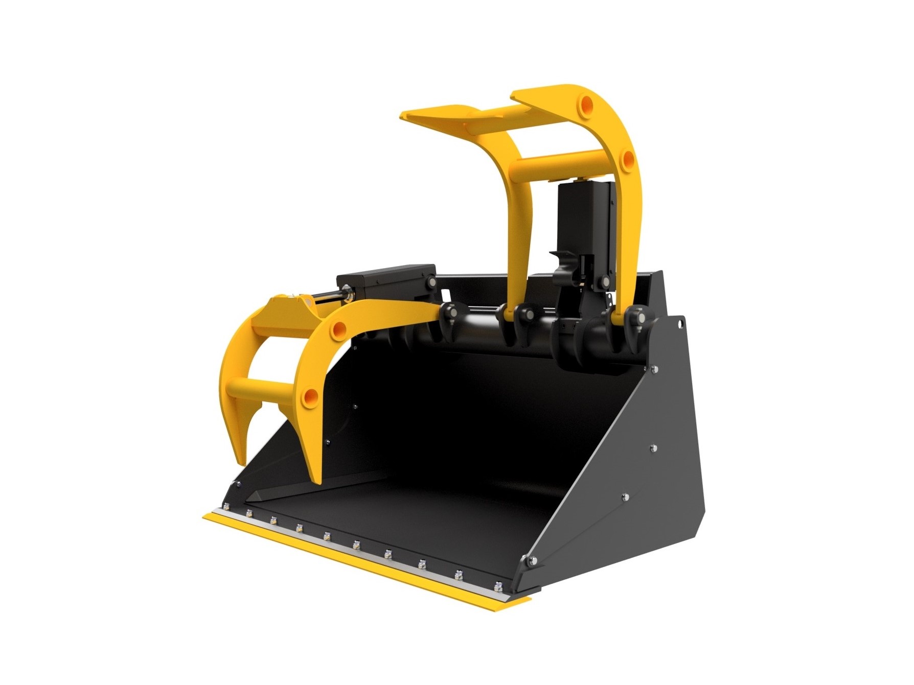 HD-X jcb teletruk grapple bucket - Whites Material Handling